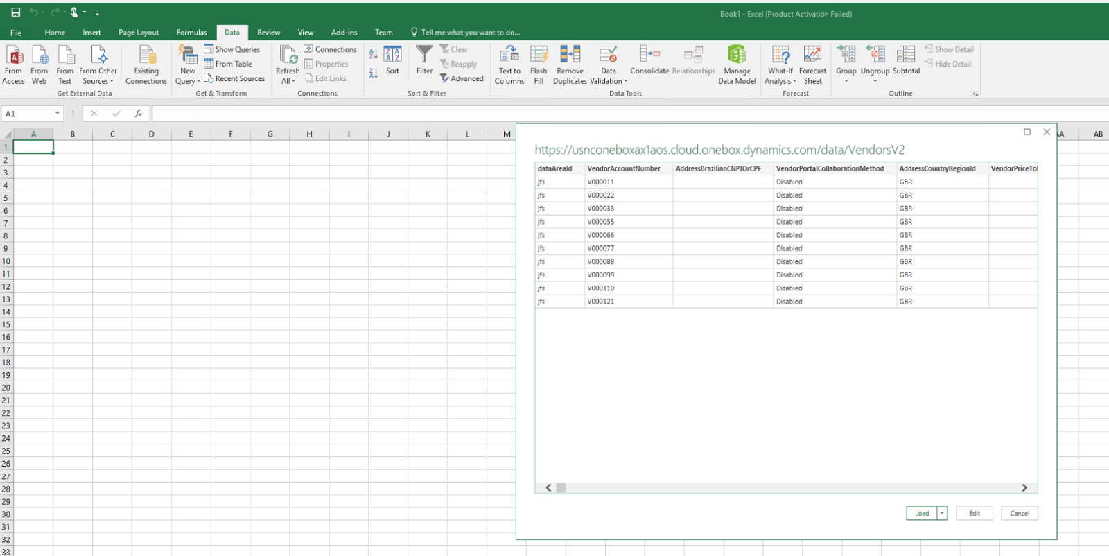 3ODataExcel - DAXVision ERP Consulting Ltd.