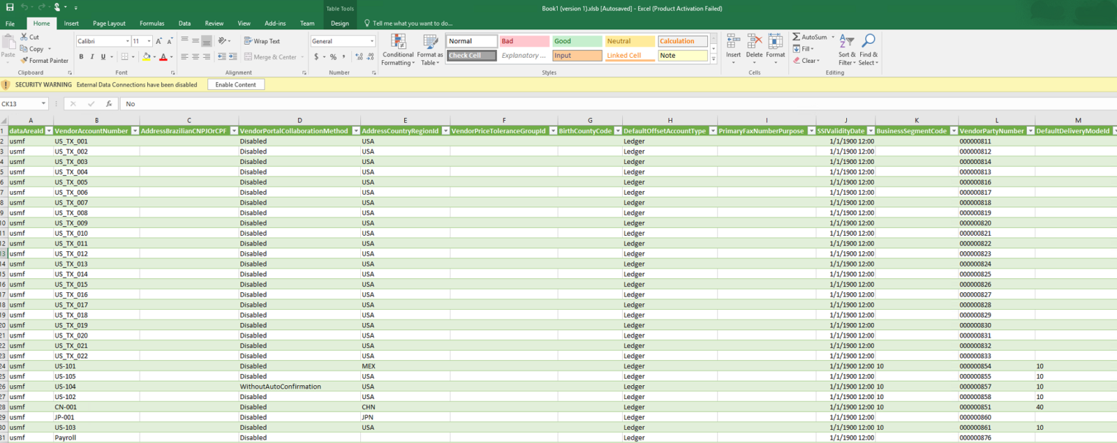 Excels Query From Odata Feed To Access Your Data Entity